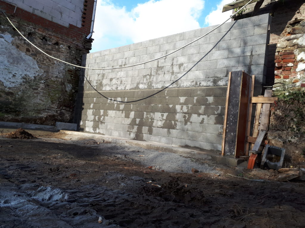 Braffe : mur de soutènement en STEPOC - Thomas Roupin